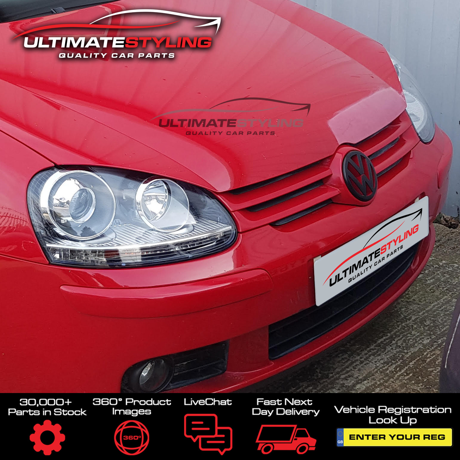 Volkswagen Golf Mk5 / Jetta Custom Performance Headlights - Projector ...