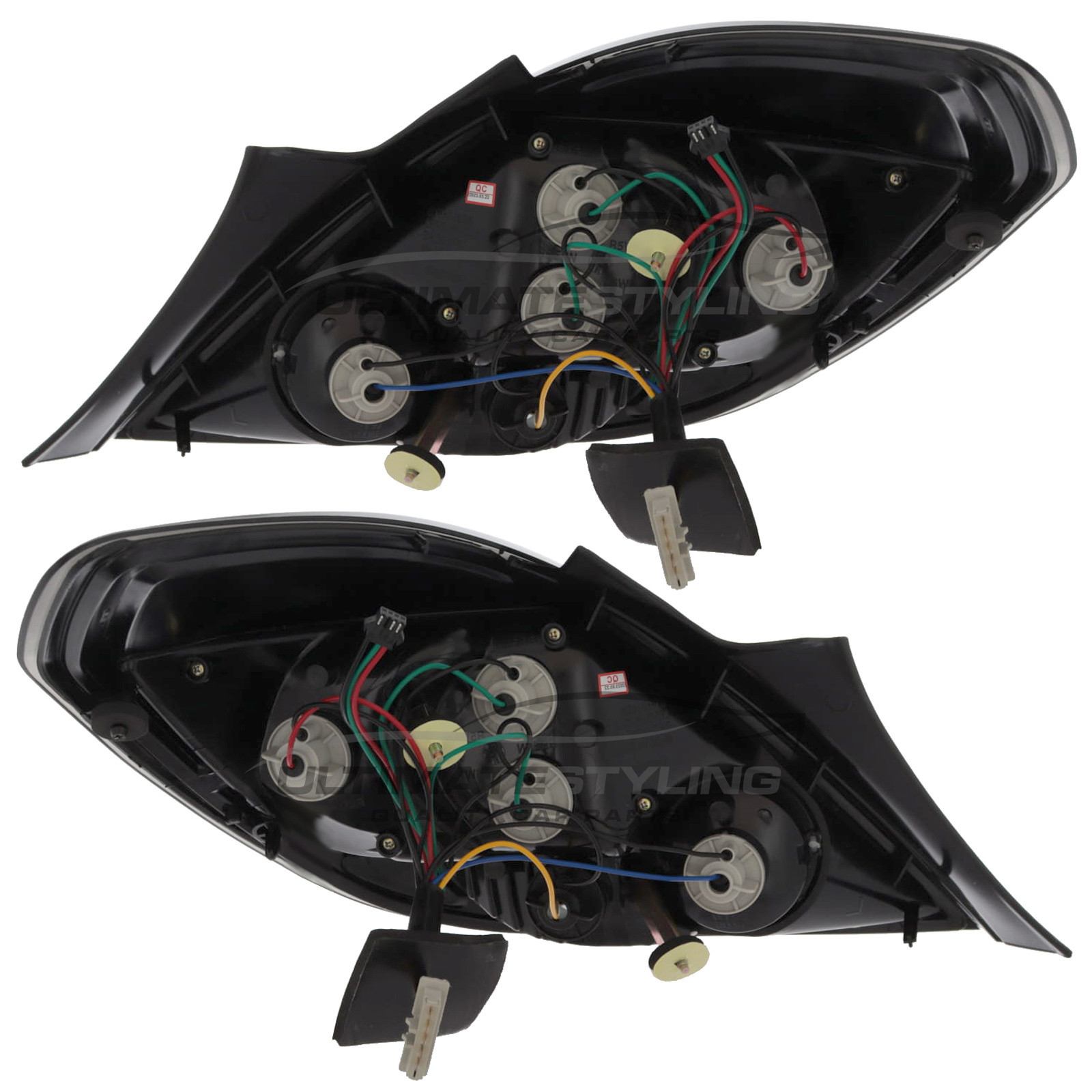 Vauxhall Corsa Performance Rear / Tail Lights - LED Style - Smoked lens ...